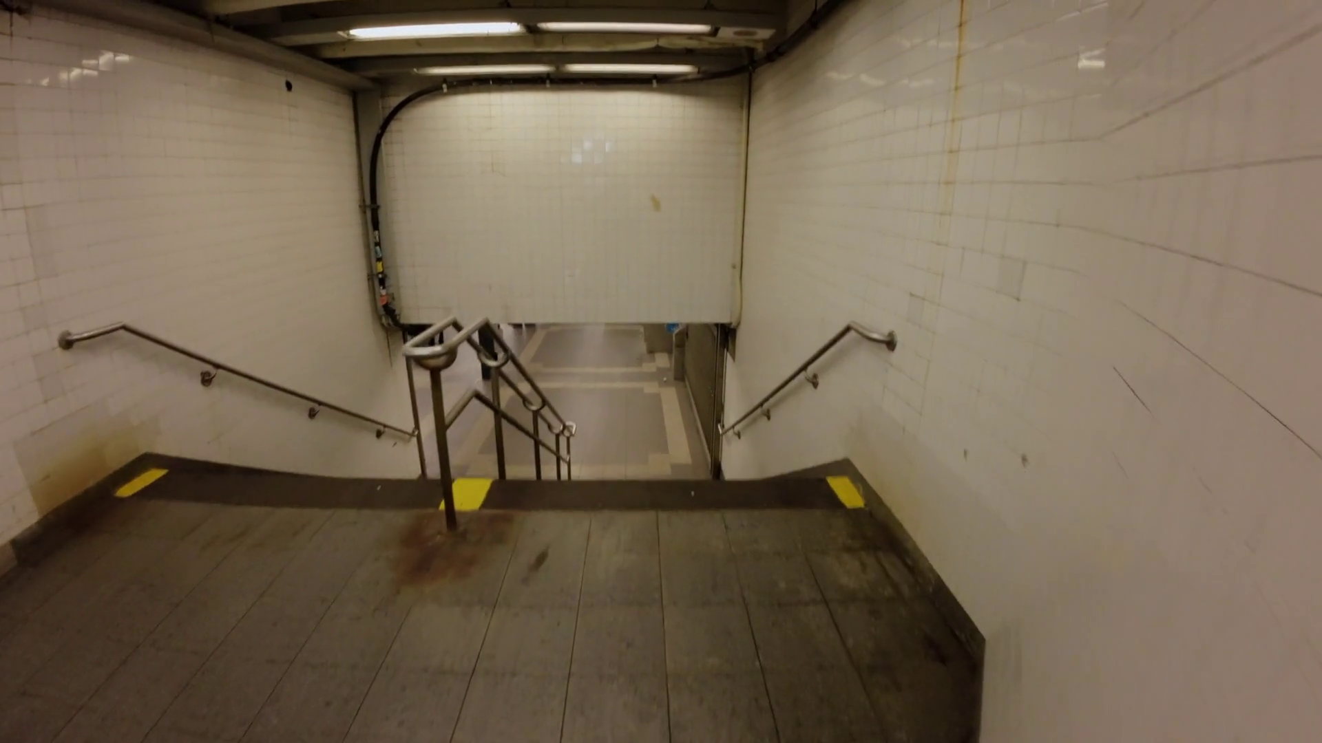 An Underground Staircase In Modern Urban Stock Footage SBV-352007435 ...