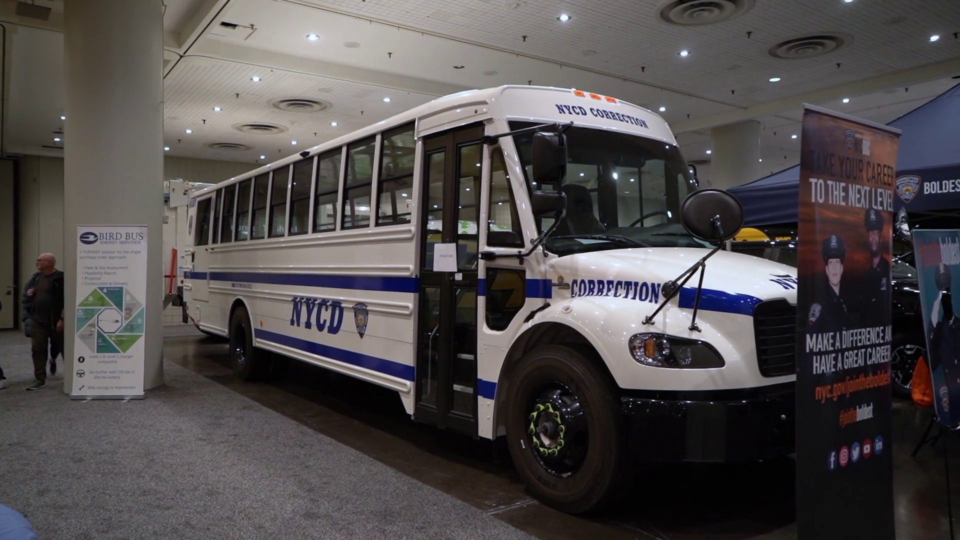 Nypd Mobile Command Bus Was Showcased At Stock Footage SBV-352009079 ...