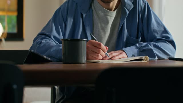 Write Man Stock Footage: Royalty-Free Video Clips - Storyblocks