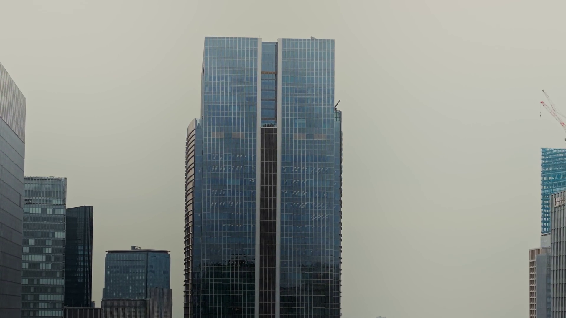 Top View Of Tokyo Business Center Modern Stock Footage SBV-352382007 ...