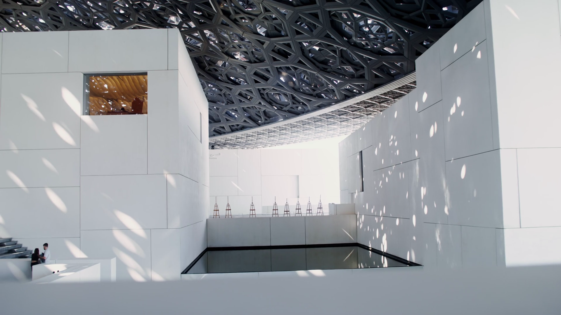 A White Minimalistic Museum Building With Stock Footage SBV-347613415 ...