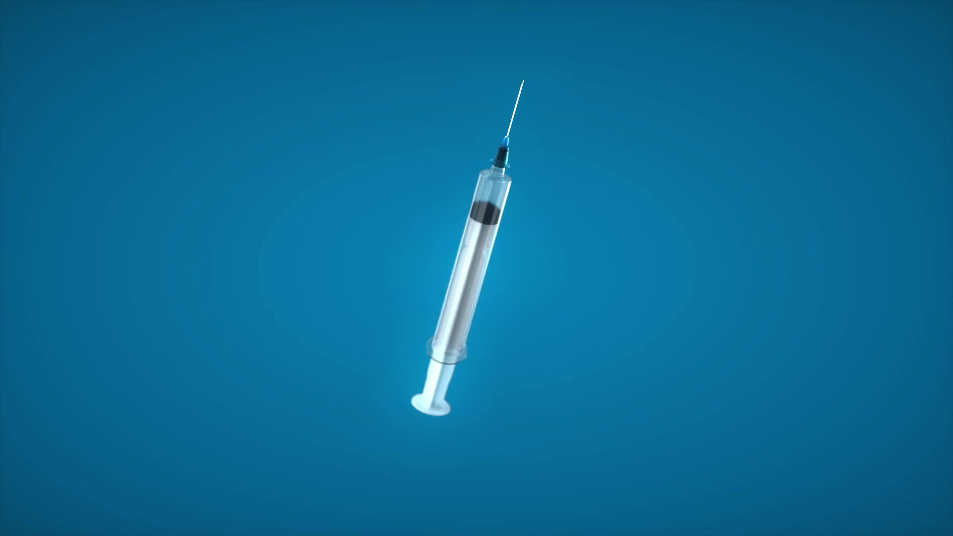 The Syringe Partially Filled With Medication Stock Footage SBV ...