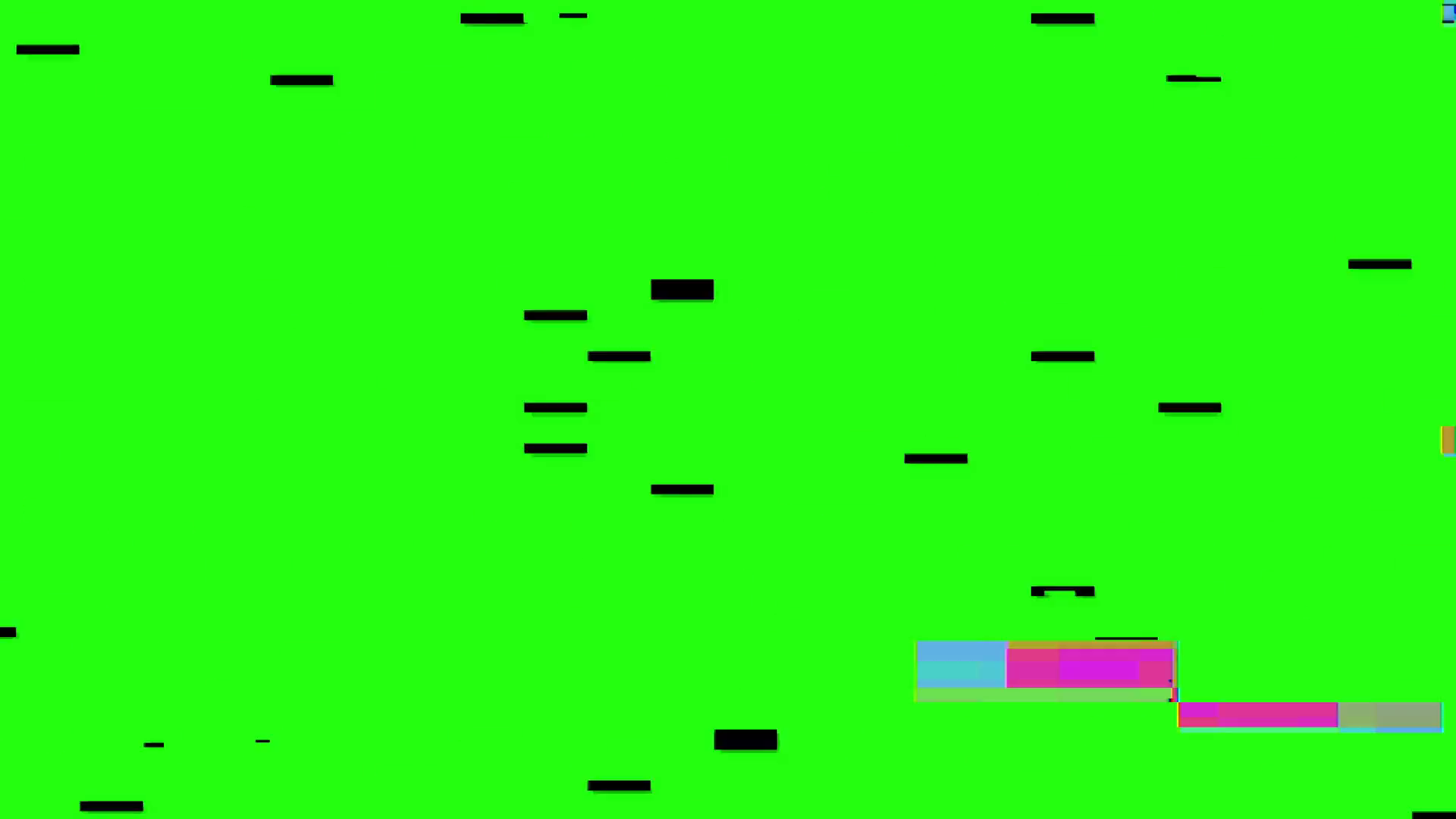 4k Digital Static Noise Green Screen Stock Motion Graphics SBV ...