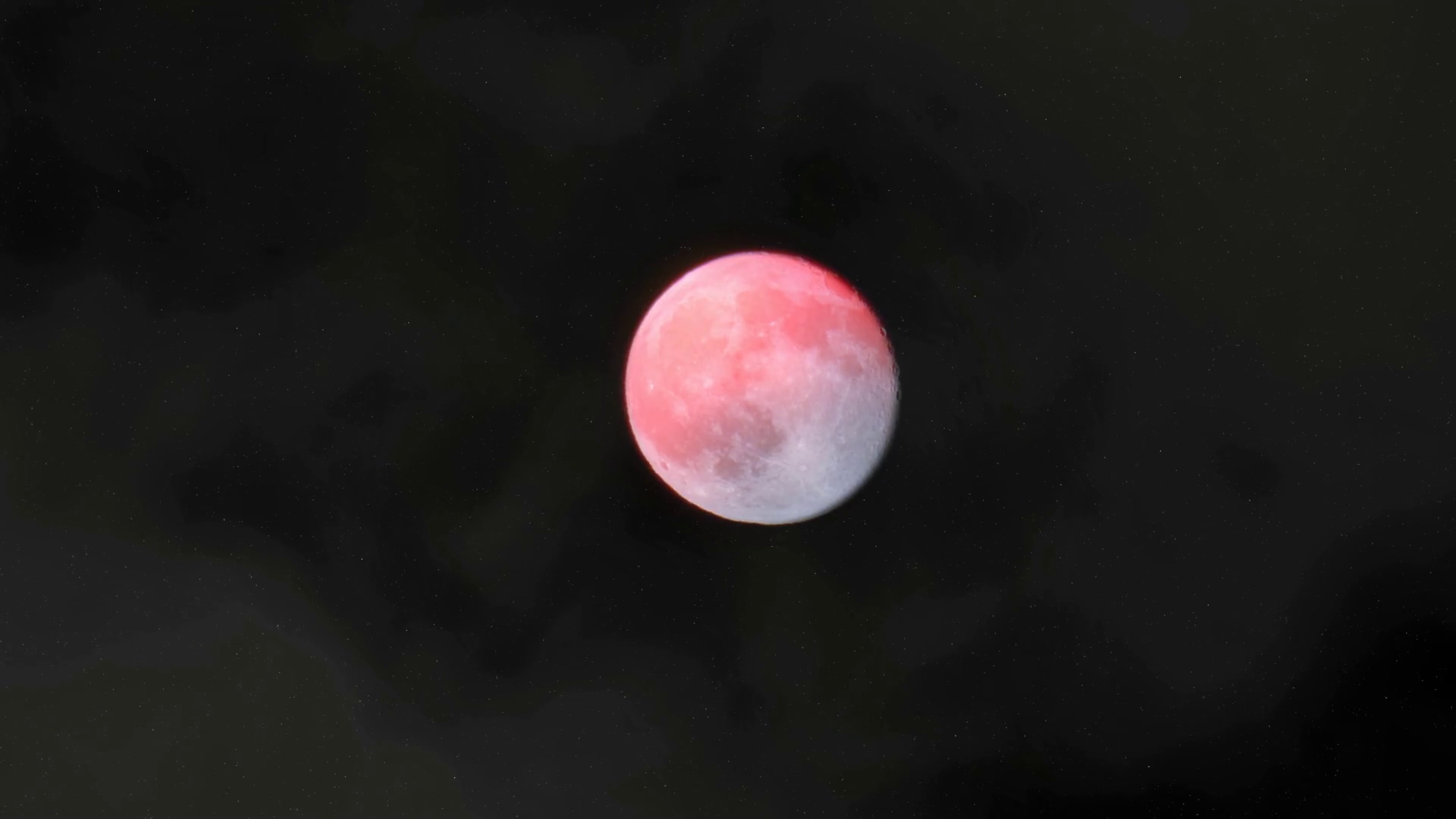 4k Real Full Moon Blood Moon In Night Sky Stock Footage SBV-300224324 ...