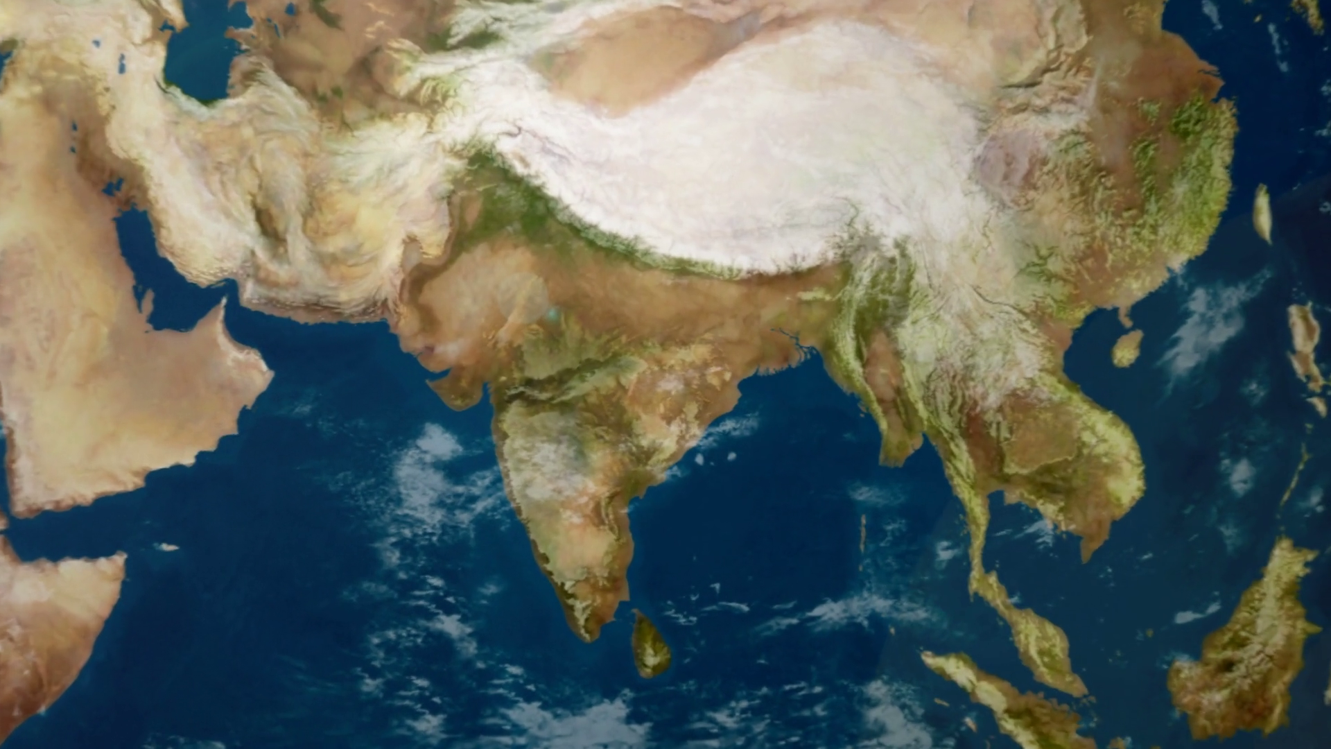 4k Ultrahd Earth Zoom To India 3597 Stock Motion Graphics SBV-300224718 ...