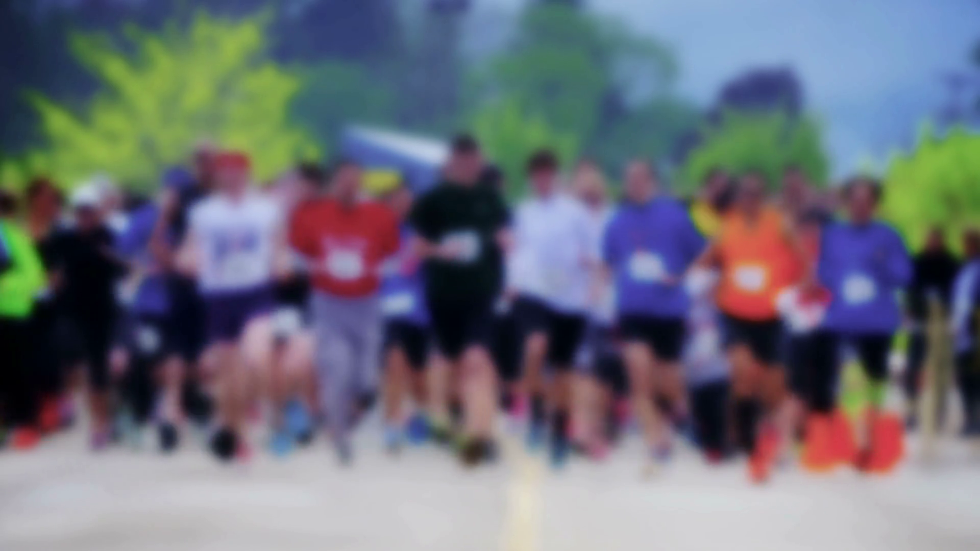 A blurred stylized shot of marathon runners at the starting line. Stock ...