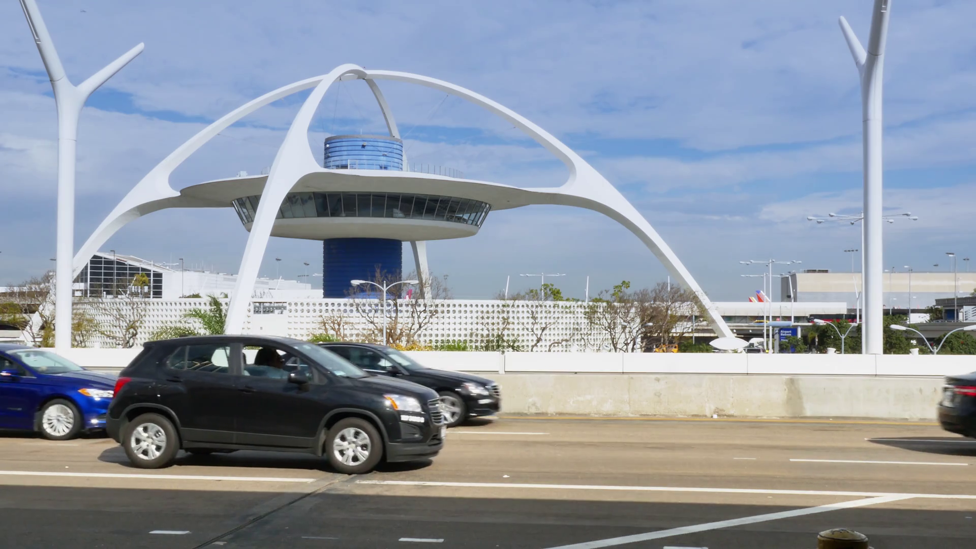 A Daytime Exterior Establishing Shot Of Lax Stock Footage SBV-305474435 ...