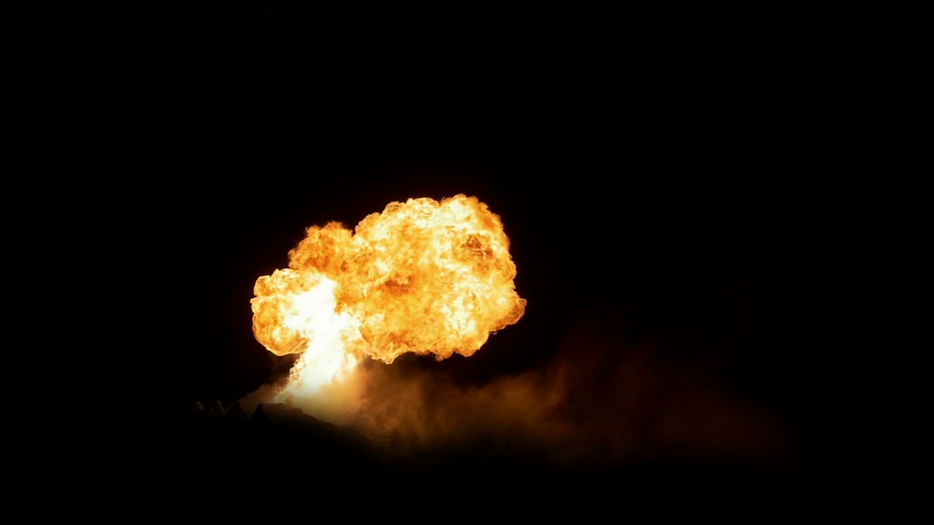 A huge fireball lights up the night sky. Shot at 96fps. Stock Video ...