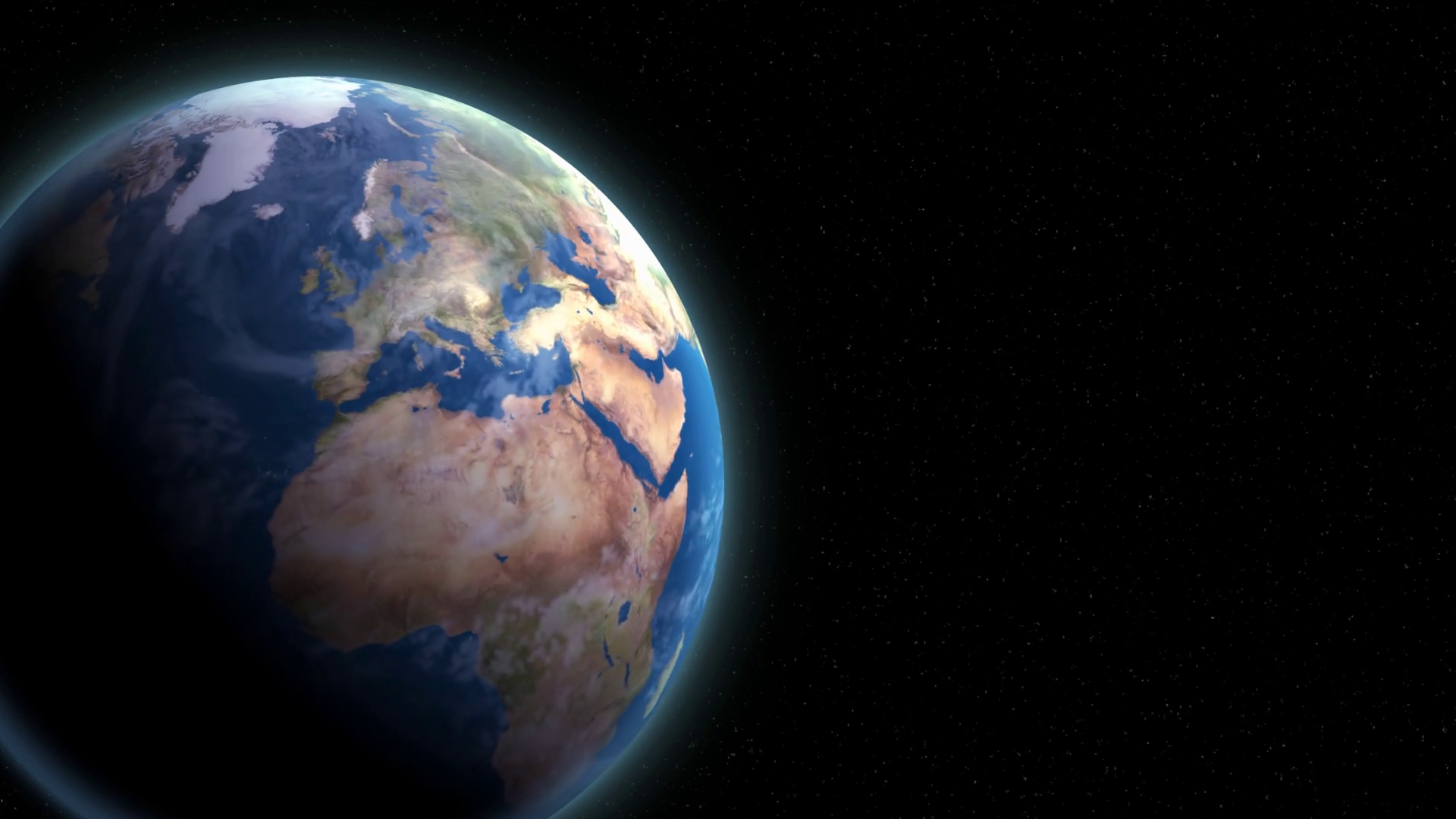 A Rotating Earth In Space Loopable Stock Motion Graphics SBV-310338770 ...