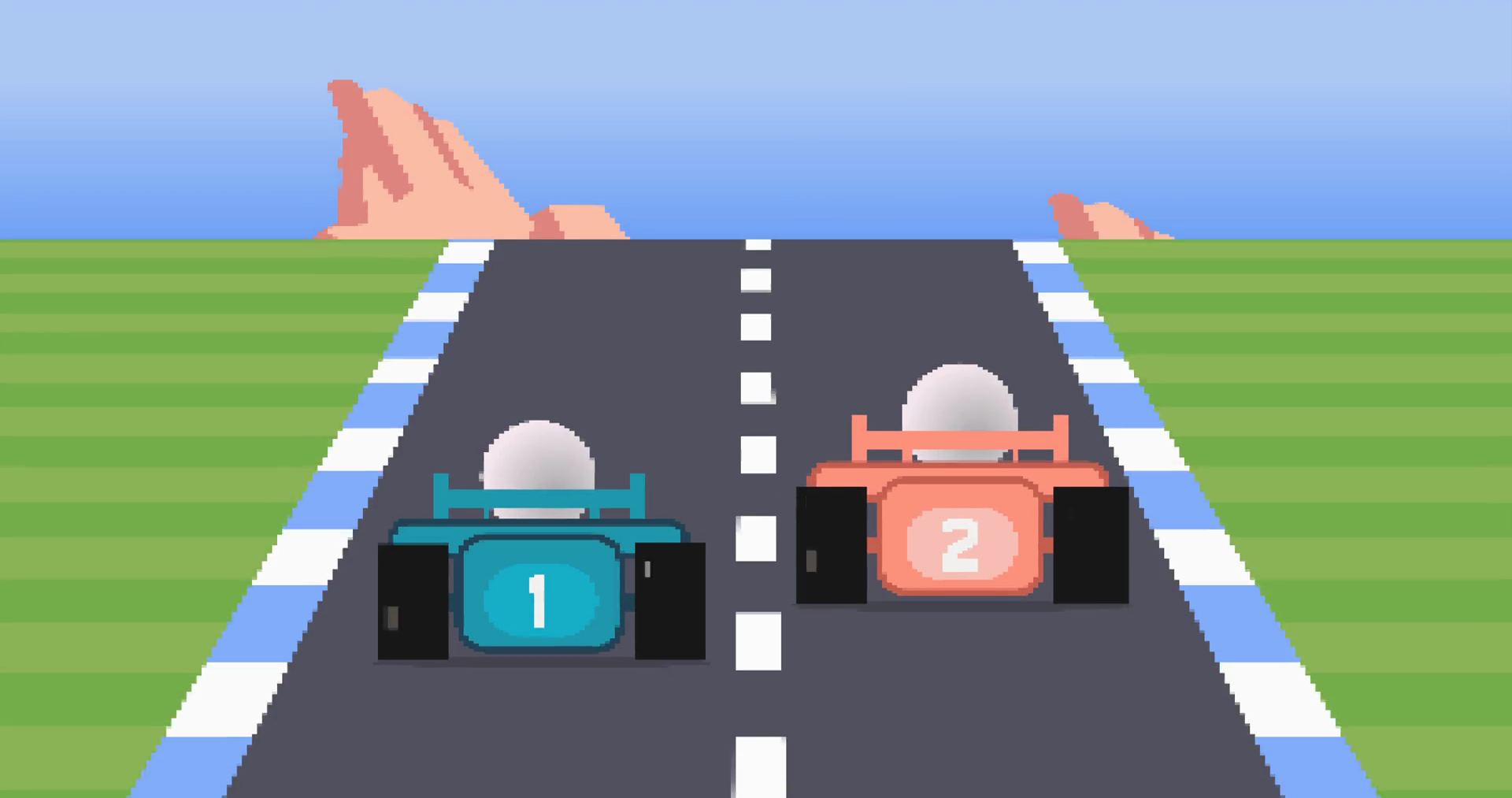 A Simulated 1980s 8-bit Racing Video Game Stock Motion Graphics SBV ...