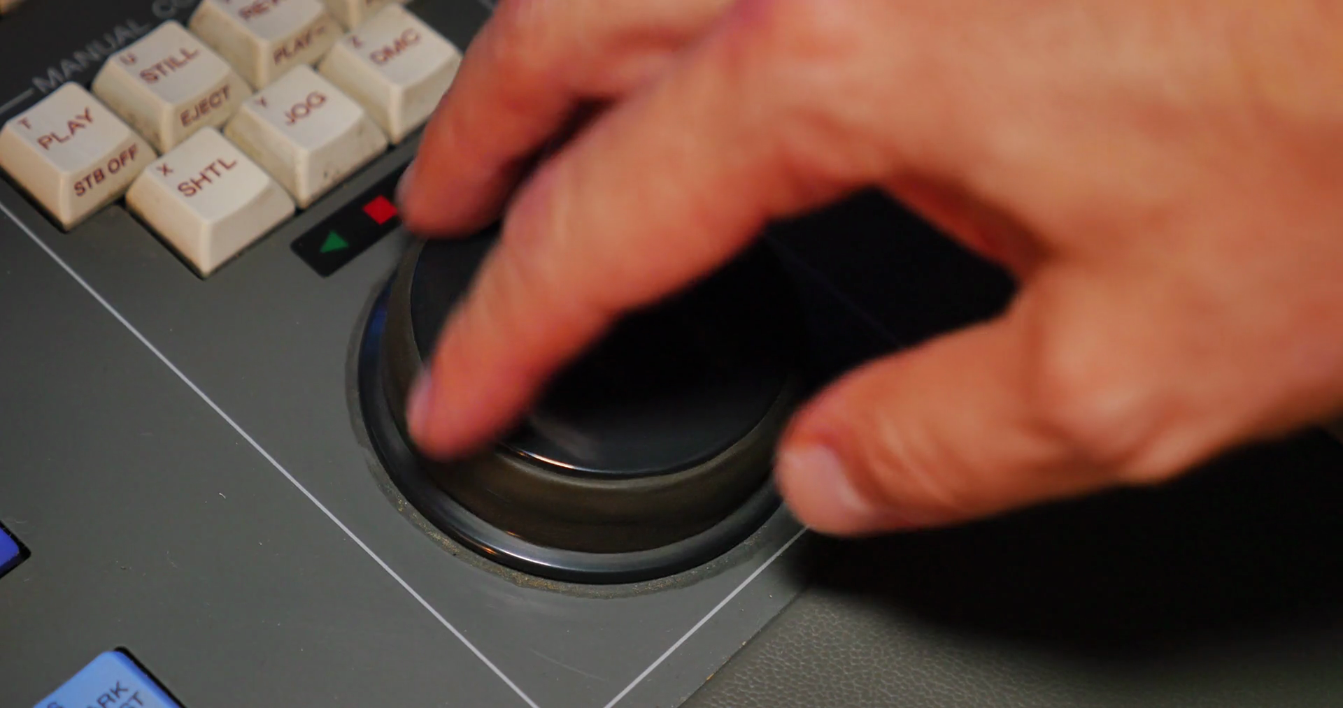 An Editor Searches Shot On Videotape Using Stock Footage SBV-307512227 ...