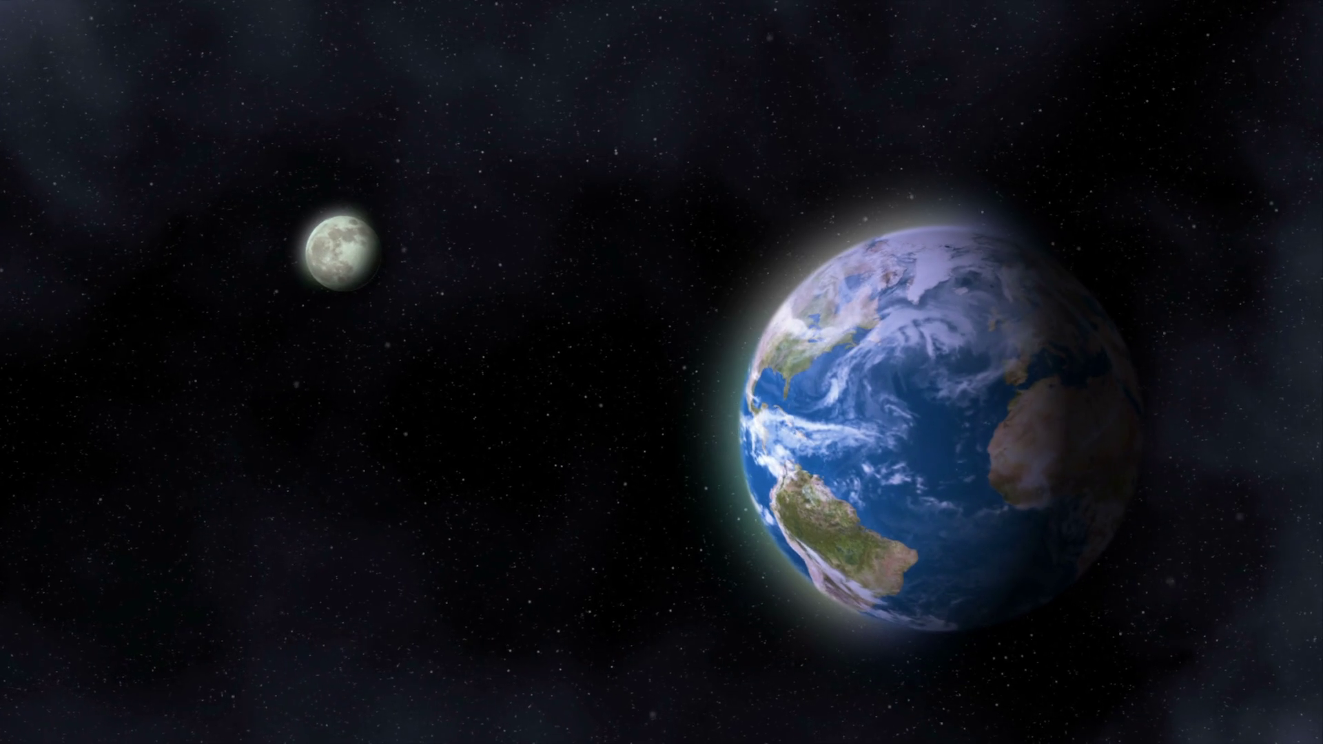 Earth Moon Fly-by Stock Motion Graphics SBV-300225308 - Storyblocks