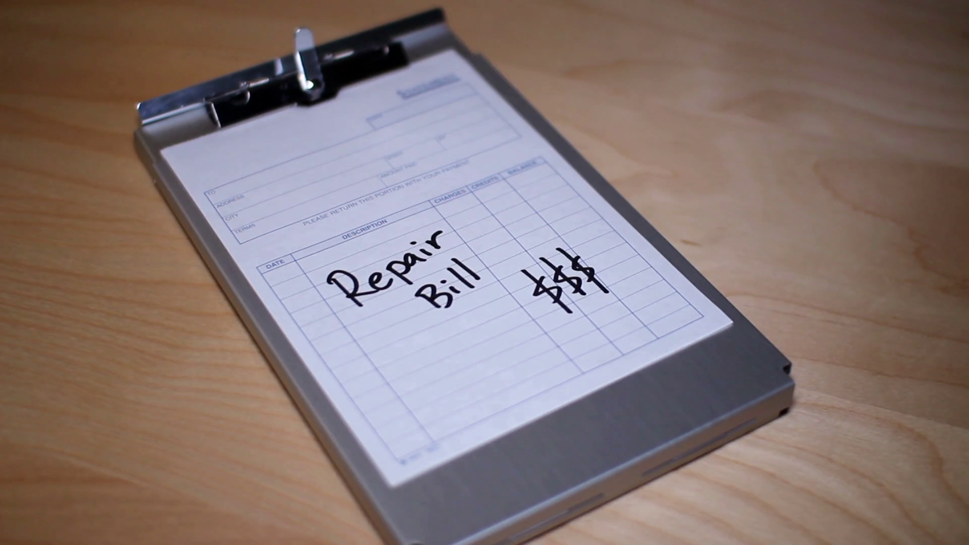 Expensive Repair Bill Circle Price 2791 Stock Video Footage 00:07 SBV ...