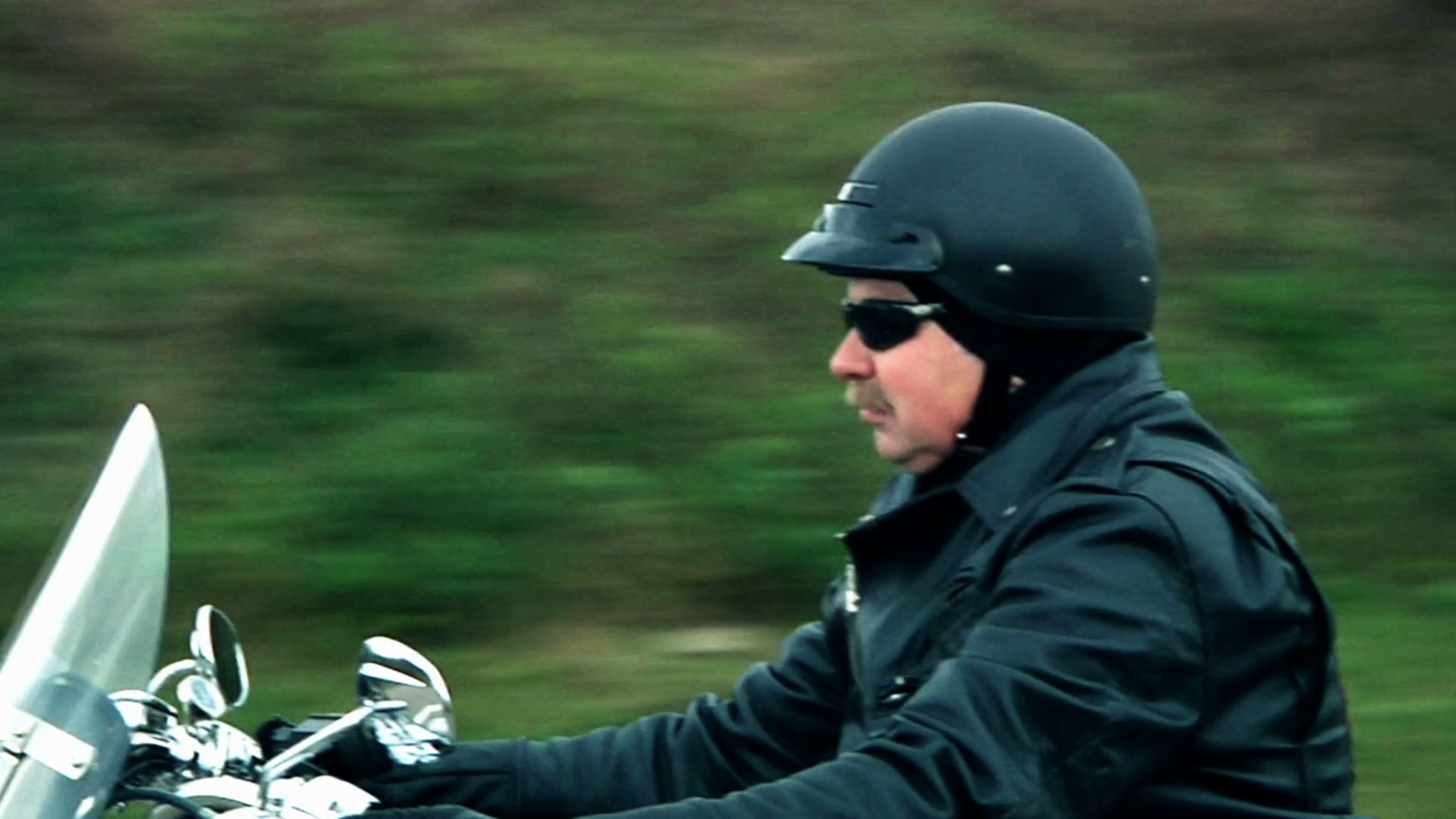 Man Rides Motorcycle On Road Stock Footage SBV-300272704 - Storyblocks