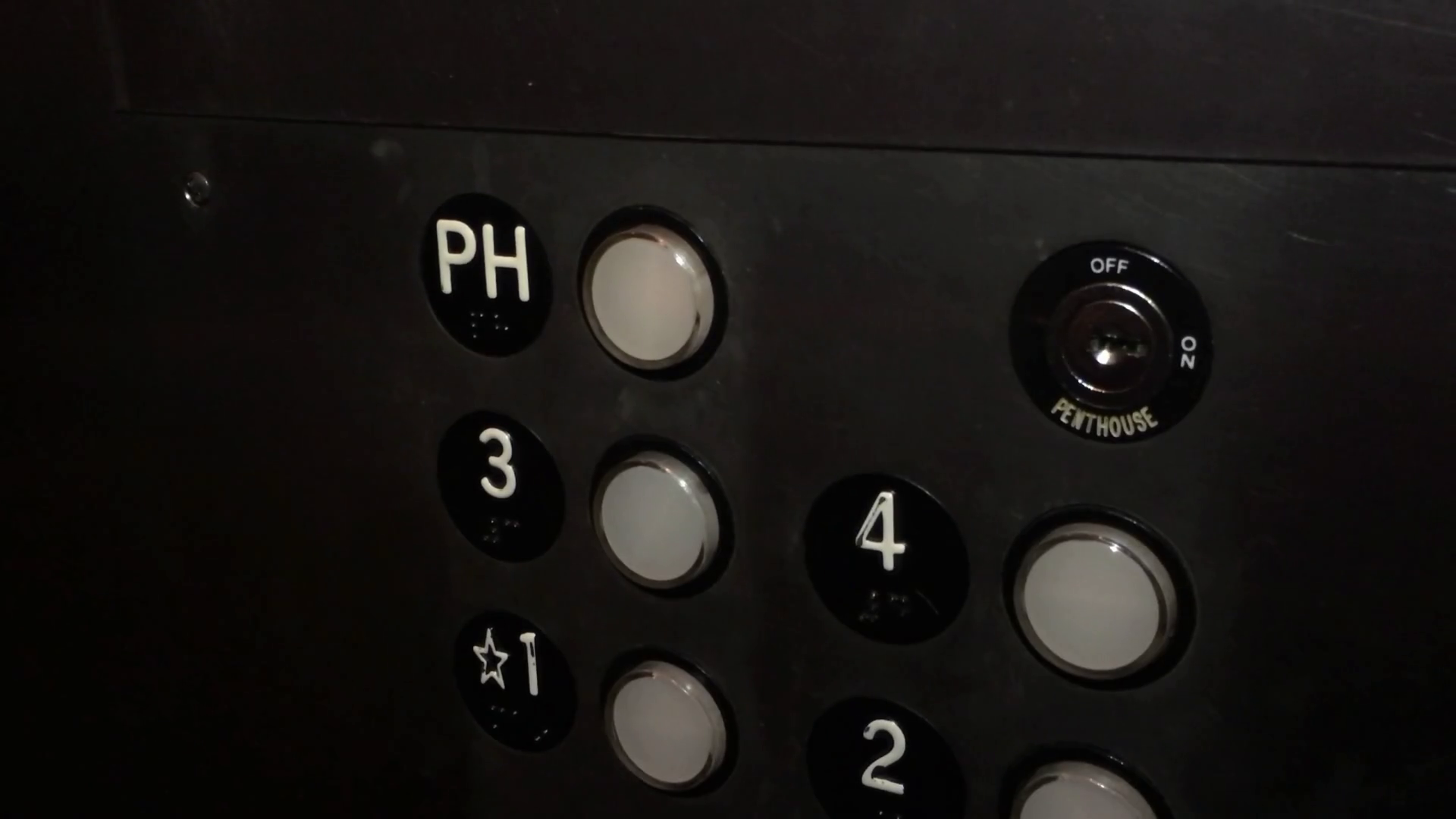 Pushing Ph Penthouse Button In Elevator Stock Footage SBV-305667576 ...