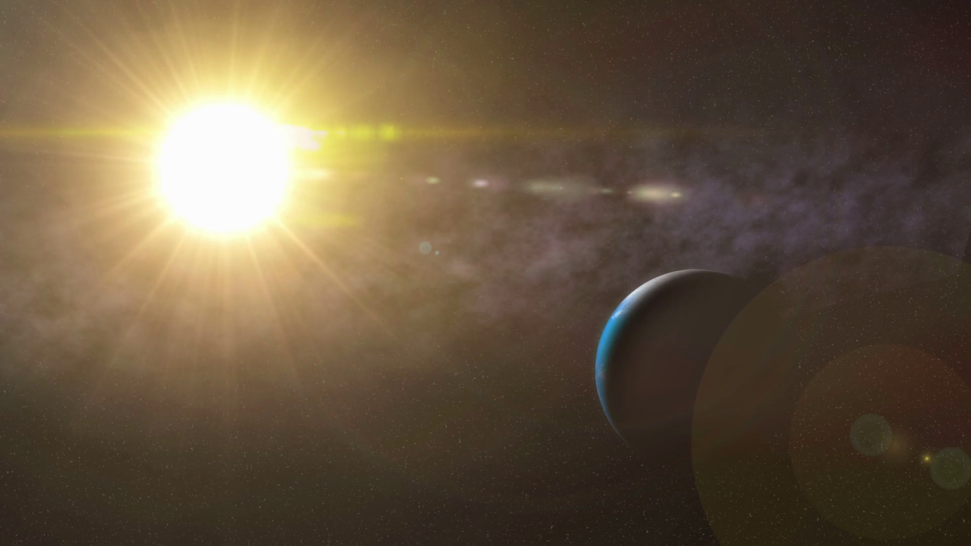 Sun Earth In Space Animation Background Stock Motion Graphics SBV-300231819 - Storyblocks