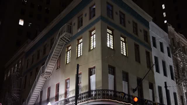 Old Building Night Stock Footage: Royalty-Free Video Clips - Storyblocks