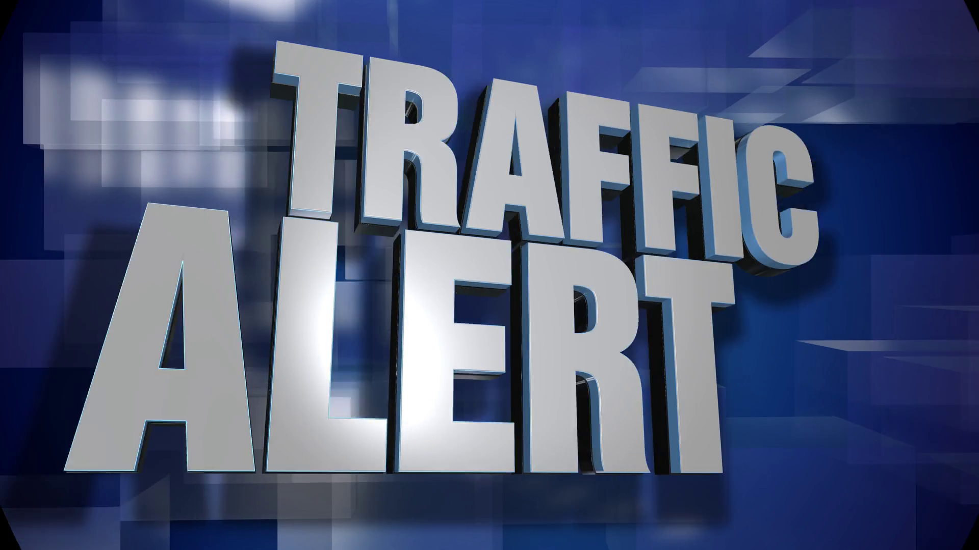 A Blue Dynamic 3d Traffic Alert Transition Stock Motion Graphics SBV ...