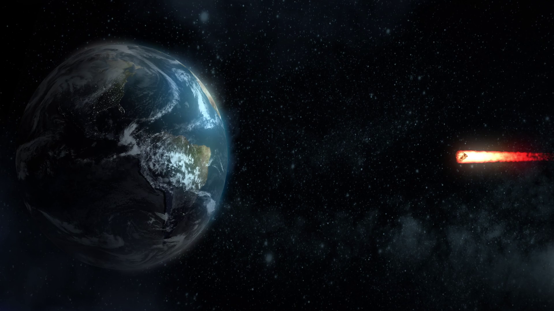 A Stylized Animated Background Of Meteor Stock Motion Graphics SBV ...