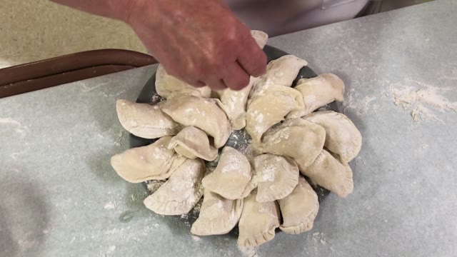 Dumpling Production Process Stock Footage: Royalty-Free Video Clips ...