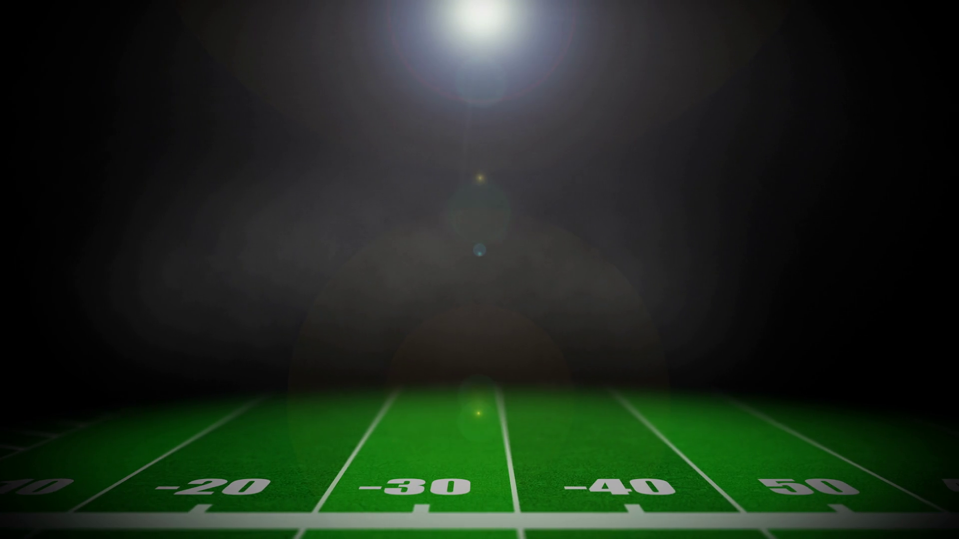 An animated American football field background with dramatic smoke and ...