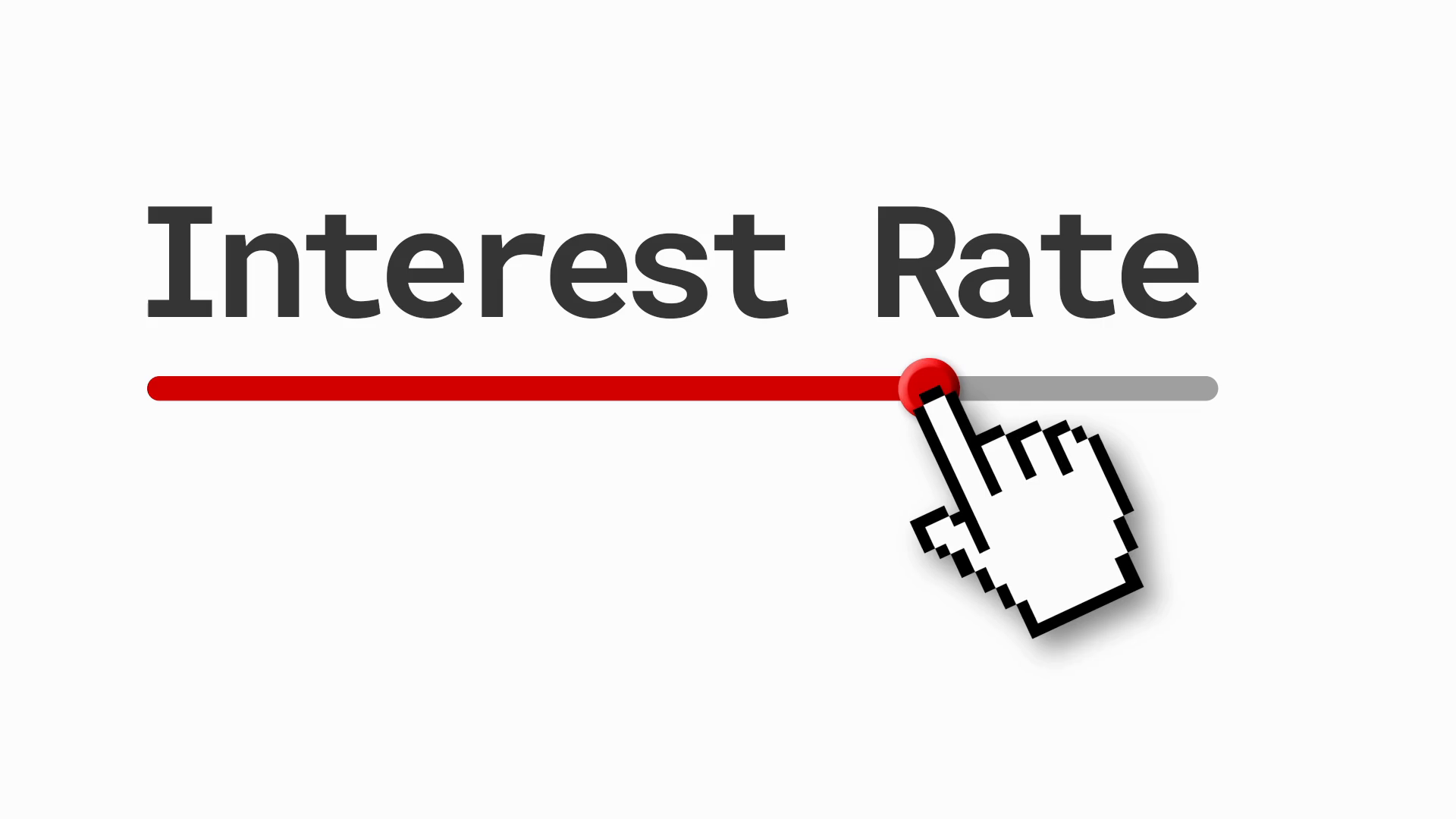 A Computer Interface Slider Turns Up Bank's Stock Footage SBV-348414575 ...