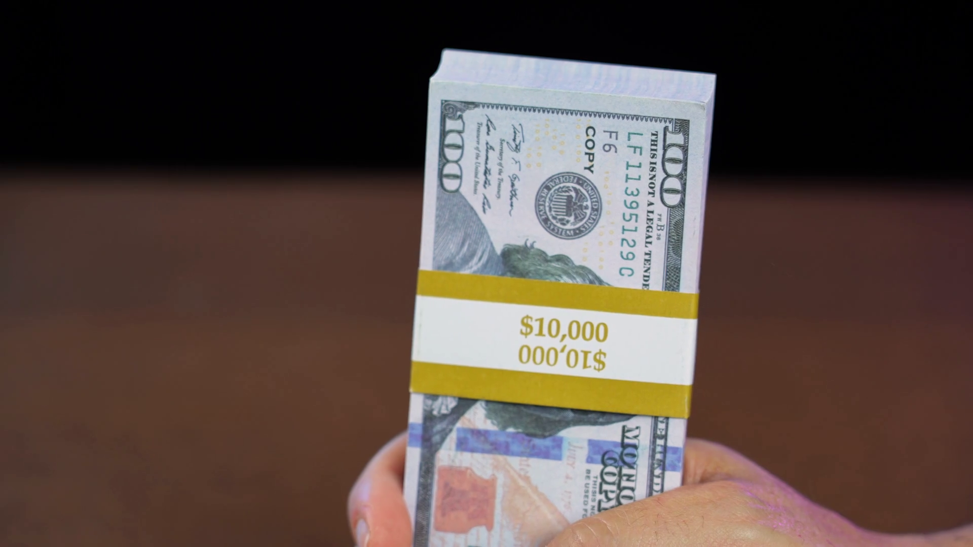 Closeup View Flipping Through Stack Of 100 Stock Footage SBV-348709257 ...