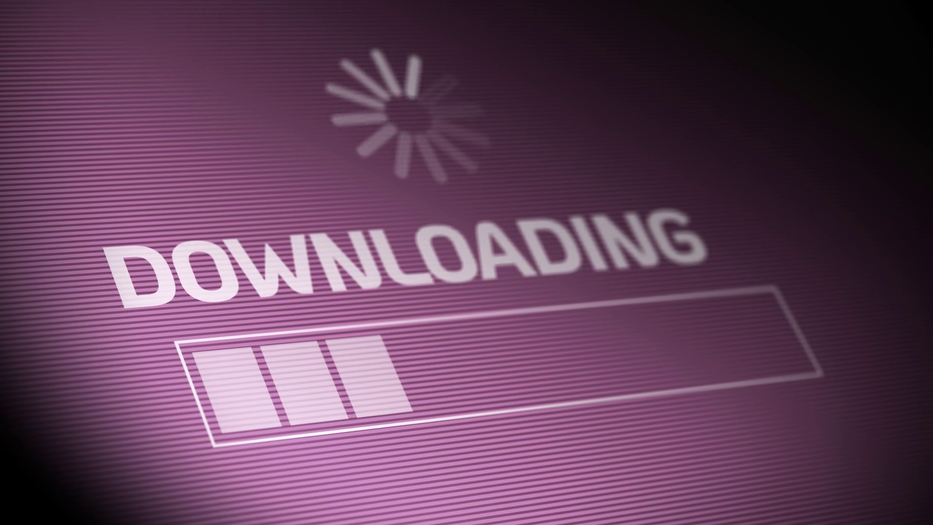 A Blue Stylized View Of Computer Progress Stock Footage SBV-351892973 - Storyblocks