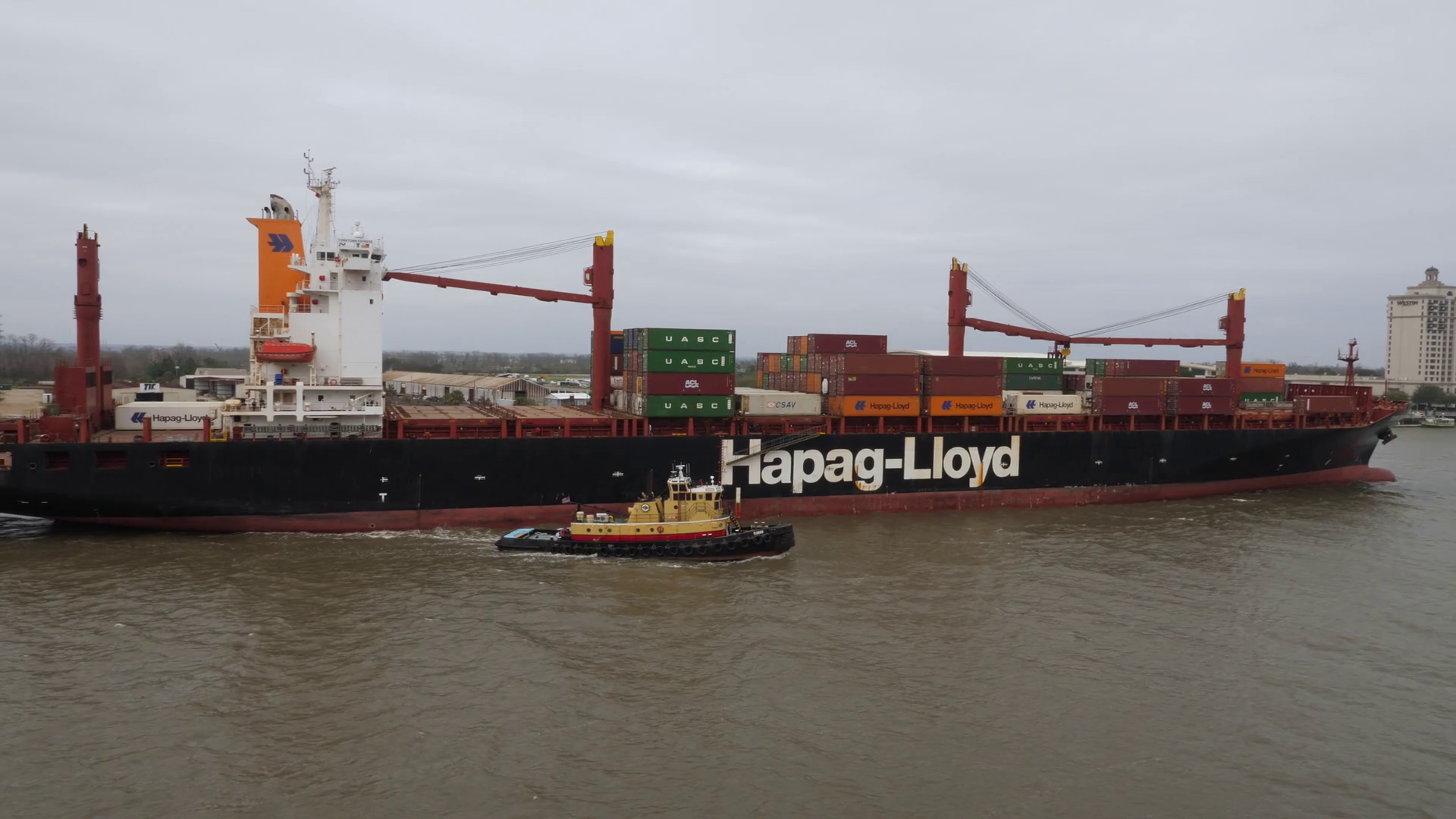 Savannah Ga - Circa February 2018 - Tug Boat Stock Footage SBV ...