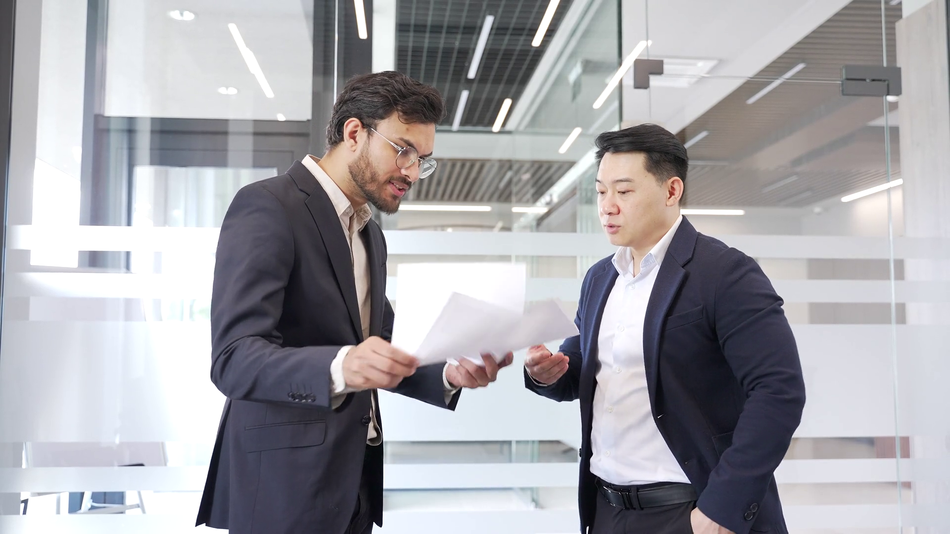 Two Angry Businessmen Arguing Intensely In Stock Footage SBV-351848798 ...