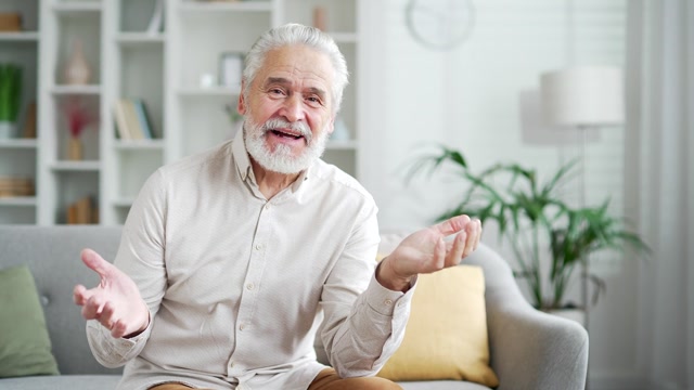 Old Man Talking Stock Footage: Royalty-Free Video Clips - Storyblocks