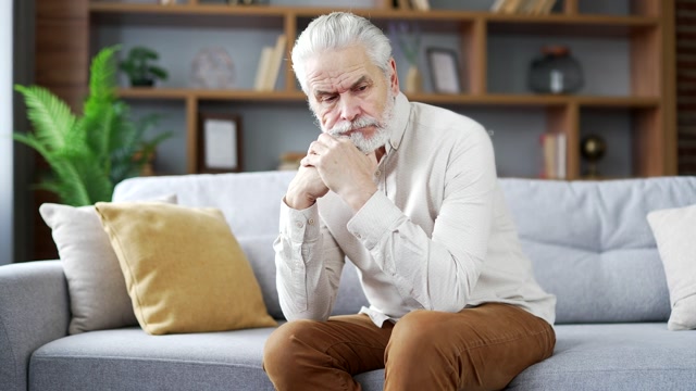 Frustrated Old Man Stock Footage: Royalty-Free Video Clips - Storyblocks