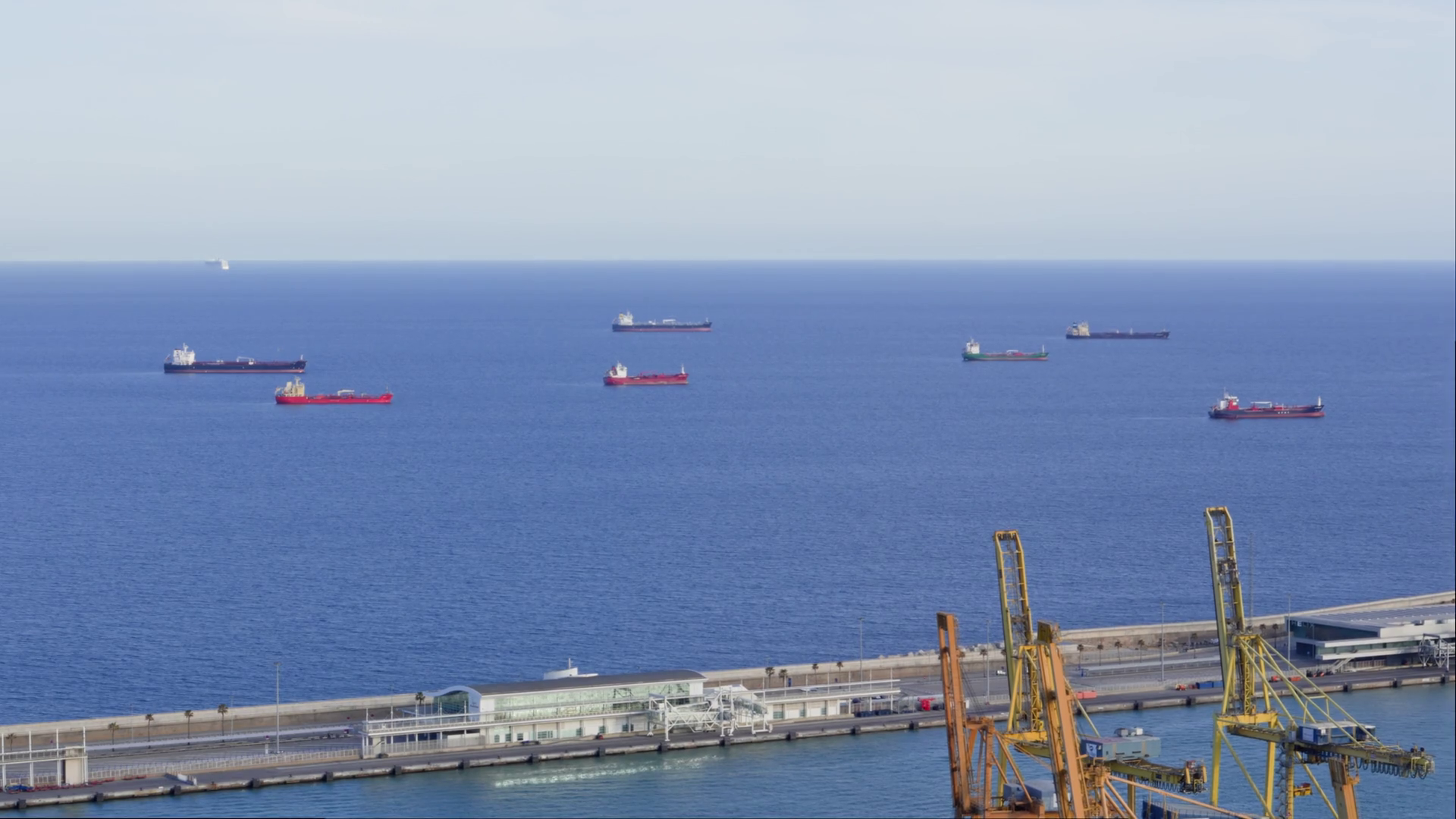 A Crowded Harbor With Numerous Boats Stock Footage SBV-348369841 ...