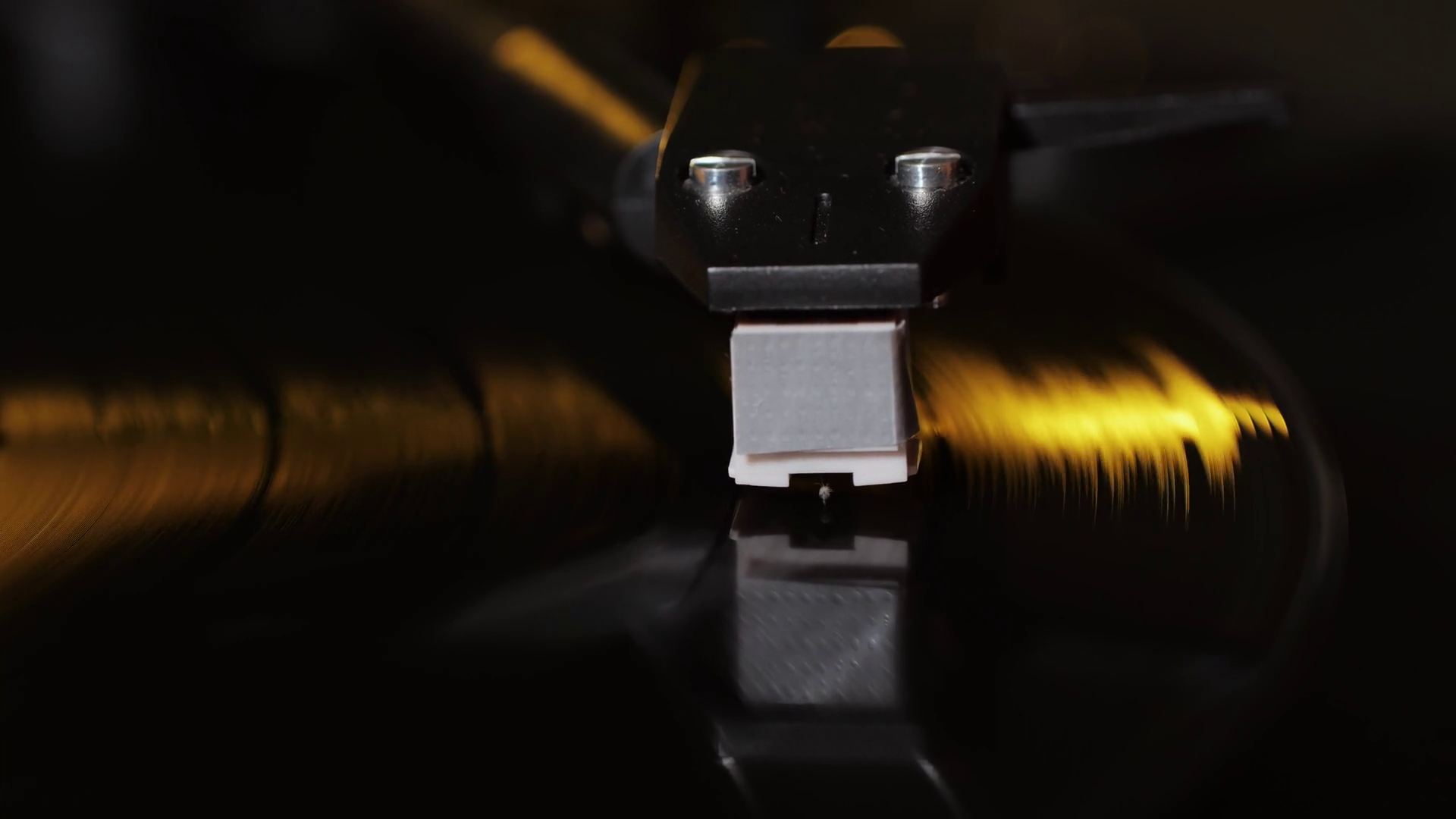 Retro Vinyl Record Player Playing Music Stock Footage SBV-351887505 ...