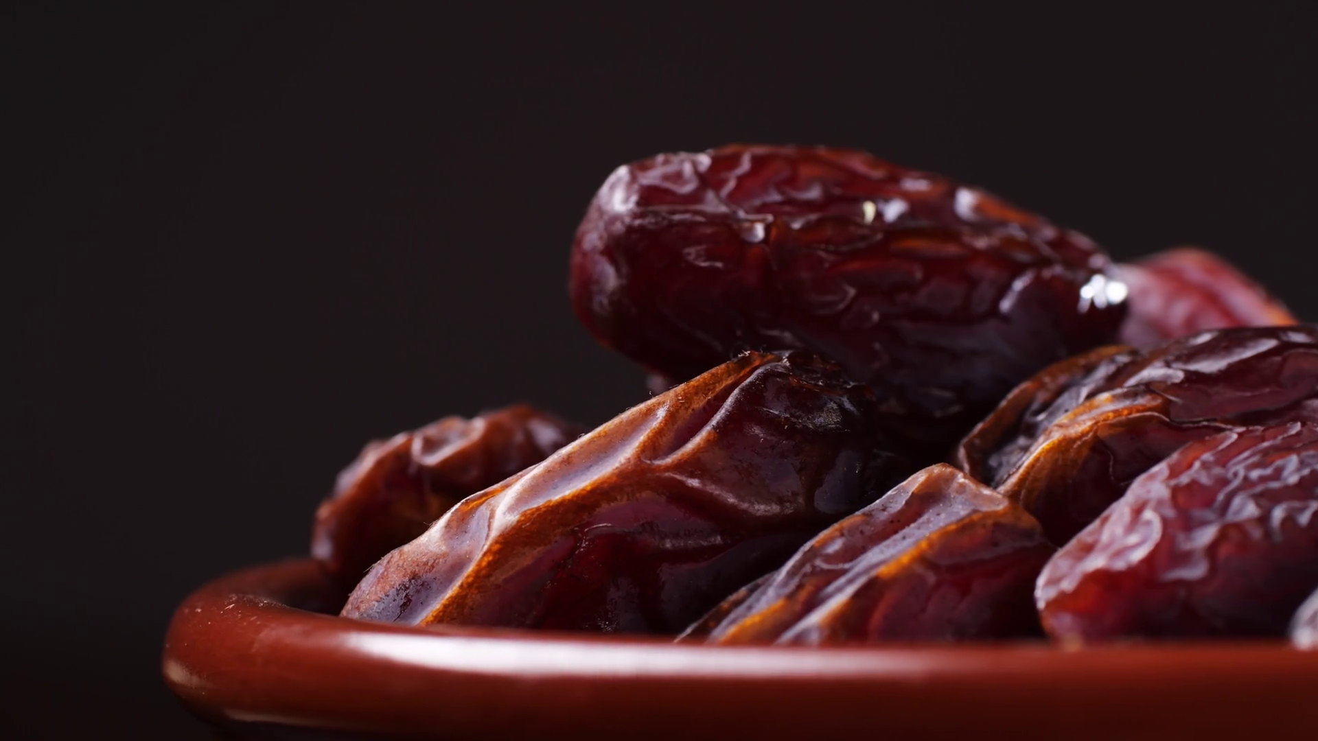 Fresh Dates Fruits Close Up On Kitchen Close Stock Footage SBV ...