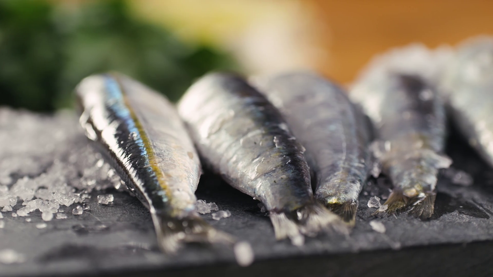 Chef Cooking Fresh Sea Sardines Anchovy Fish Stock Footage SBV ...