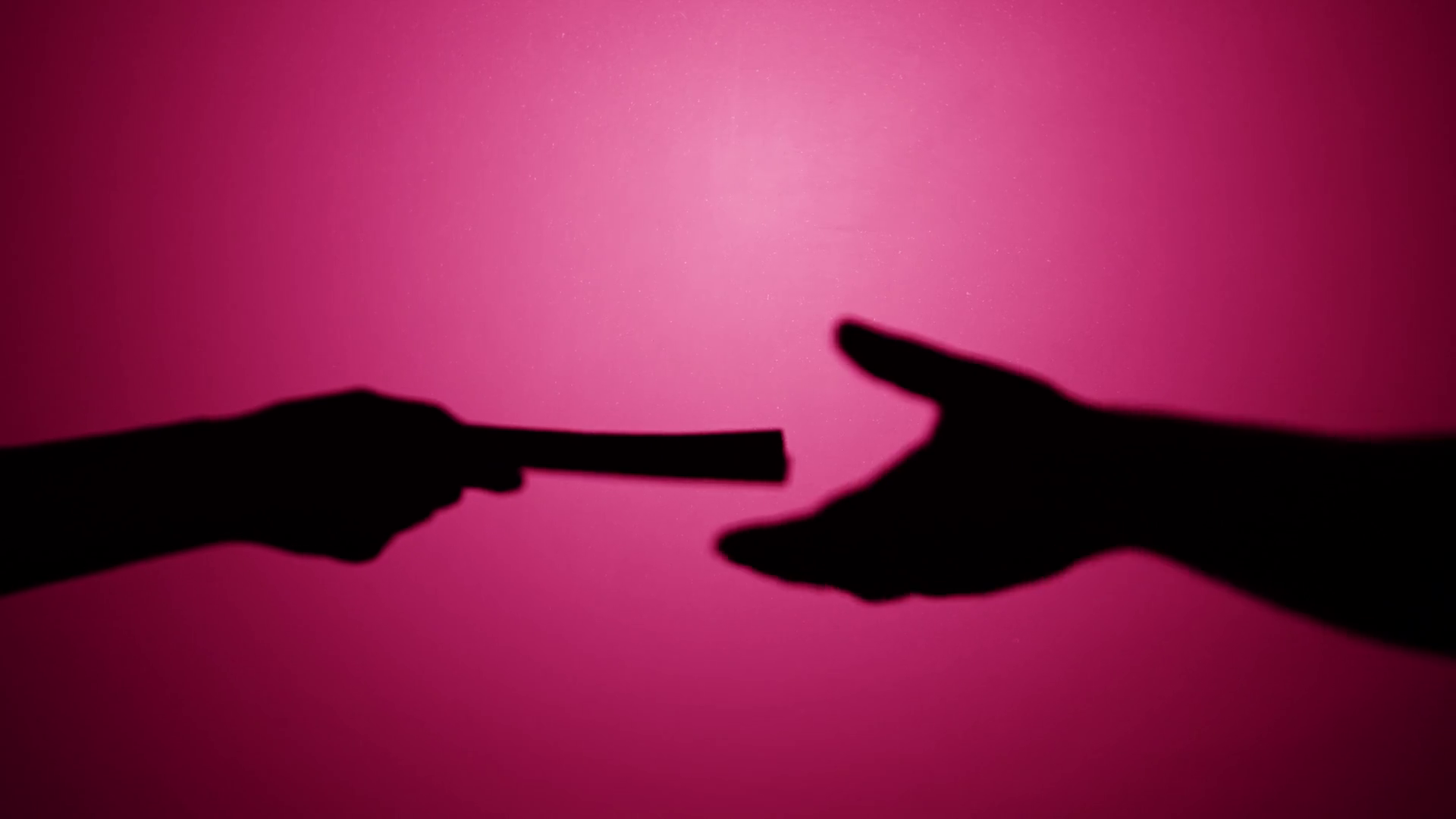 Shadow Of Giving Money On Pink Neon Stock Footage SBV-346835519 ...