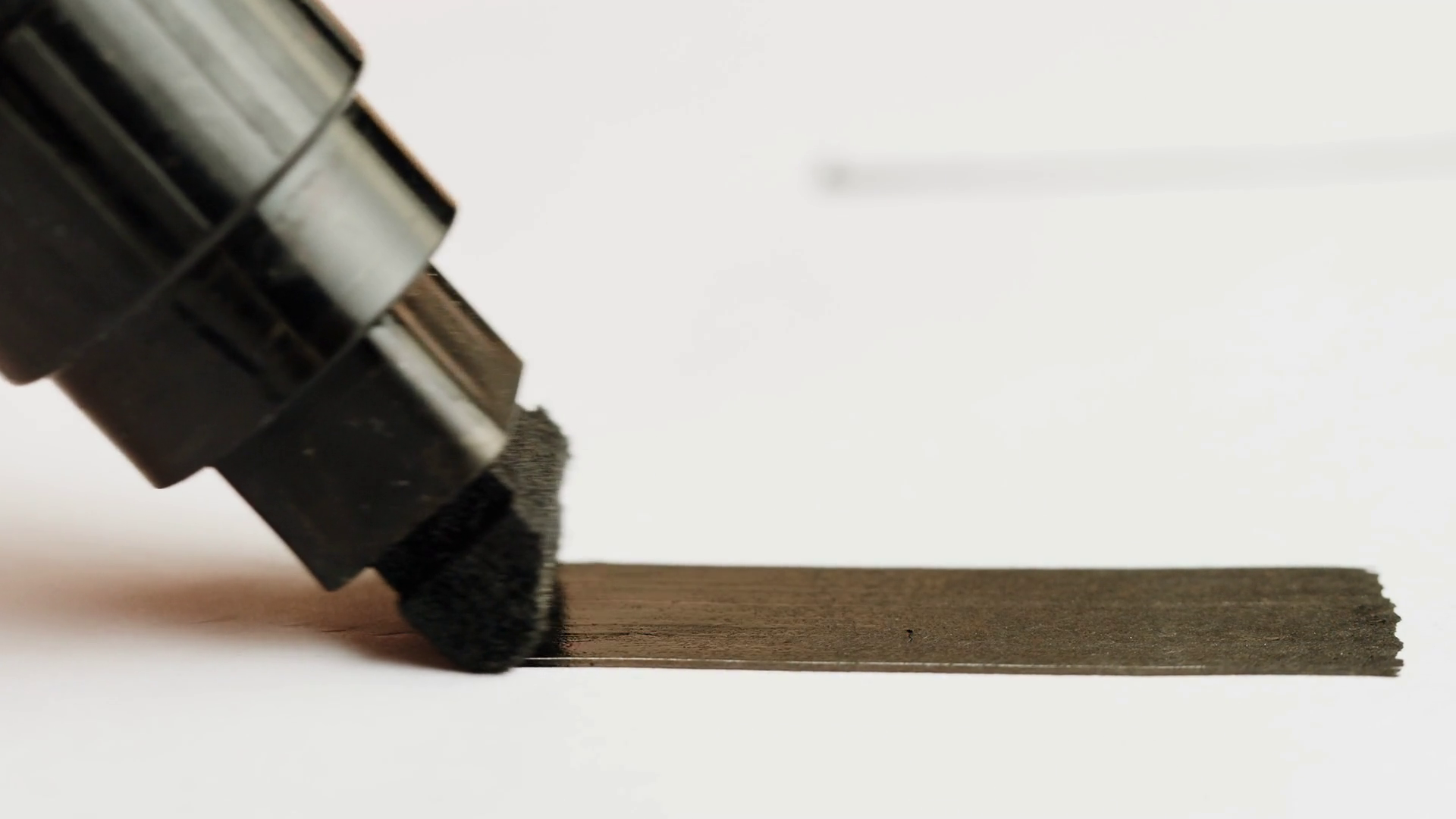 Black Marker Close-up Writing On White Paper Stock Footage SBV ...