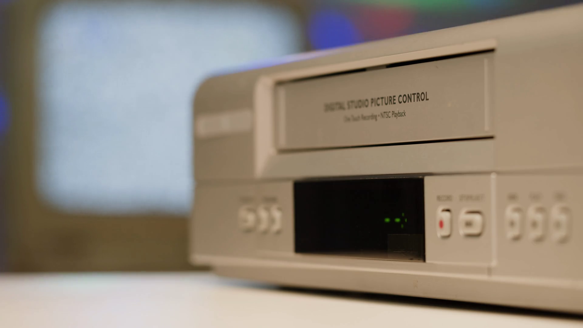 Old Video Recorder Close-up Vhs Retro Player Stock Footage SBV ...