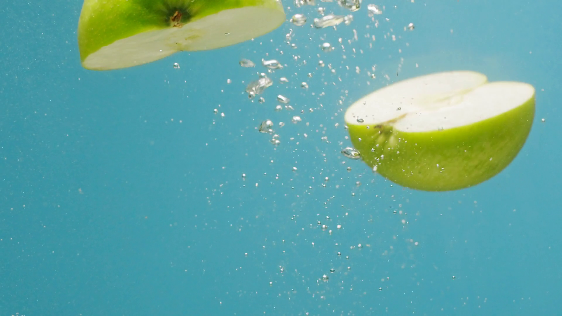 Green Apple Falling In Boiling Water Fresh Stock Footage SBV-347705133 ...