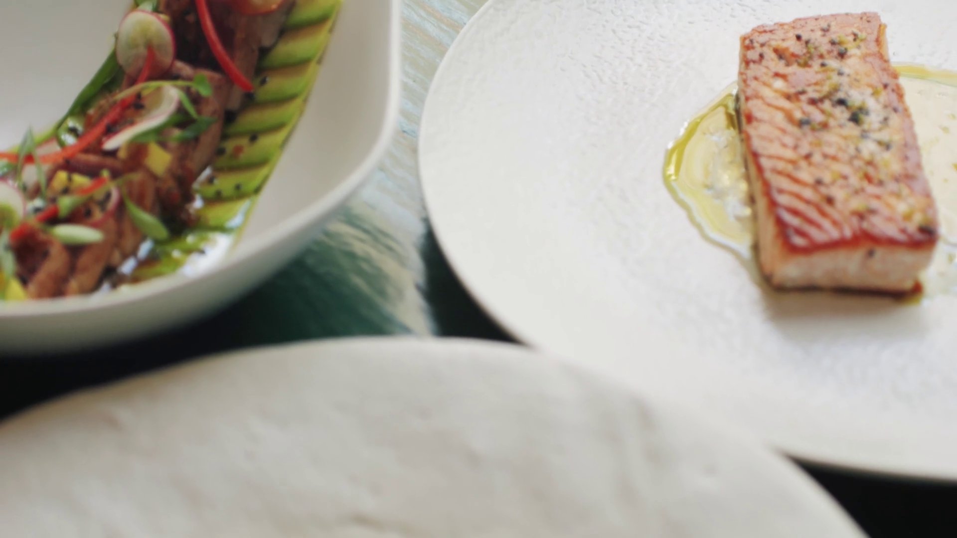 Fancy Fish Restaurant Menu Italian Spanish Stock Footage SBV-347705032 ...