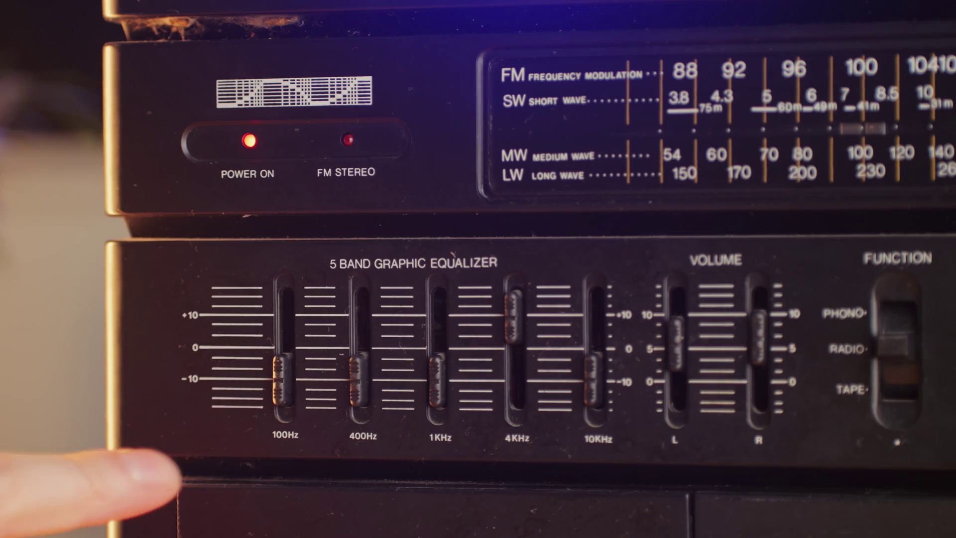 Retro Fm Am Radio Tape Music Technology Stock Footage SBV-348528599 ...