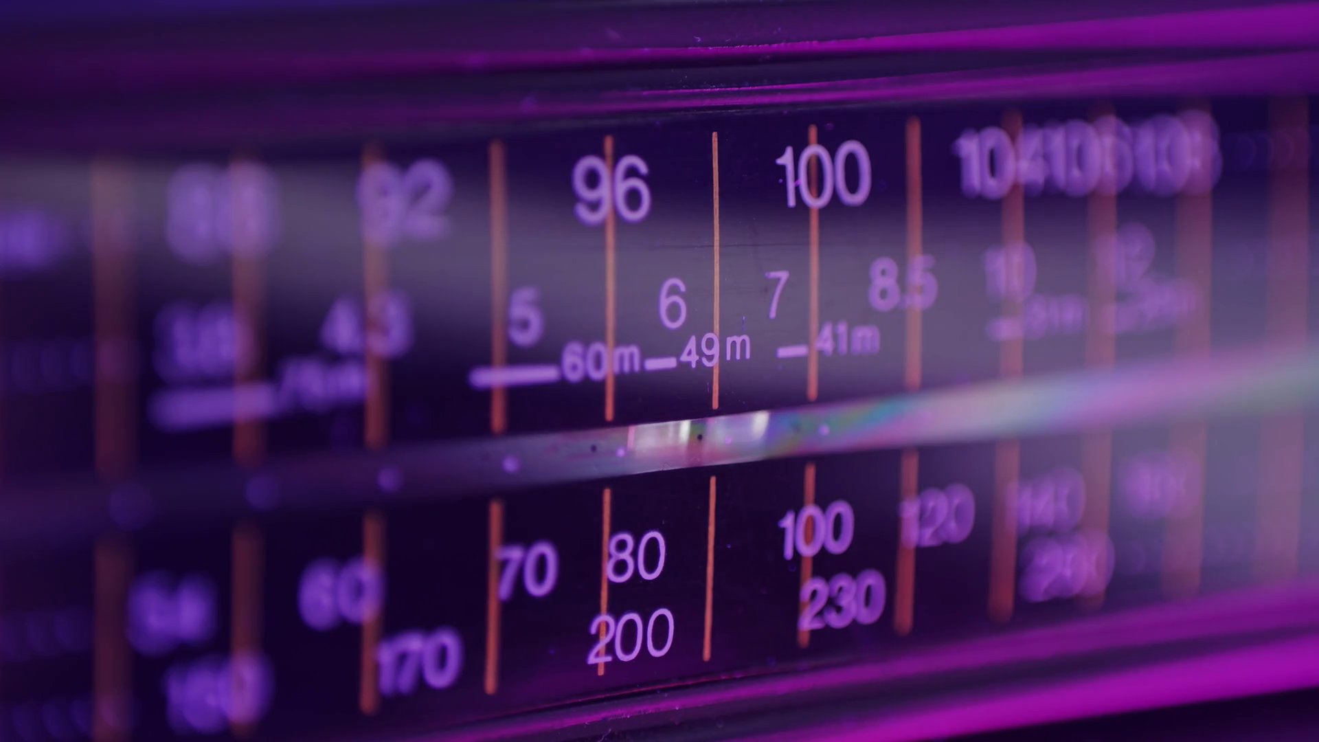 Retro Radio Tape Recorder Close-up Listening Stock Footage SBV ...