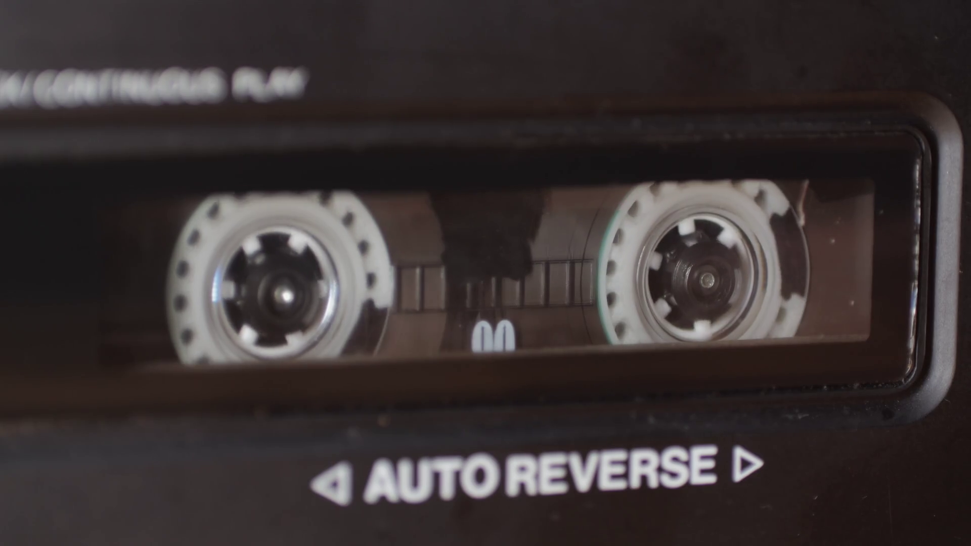 Retro Radio Tape Recorder Audio Cassette Stock Footage SBV-348610698 ...