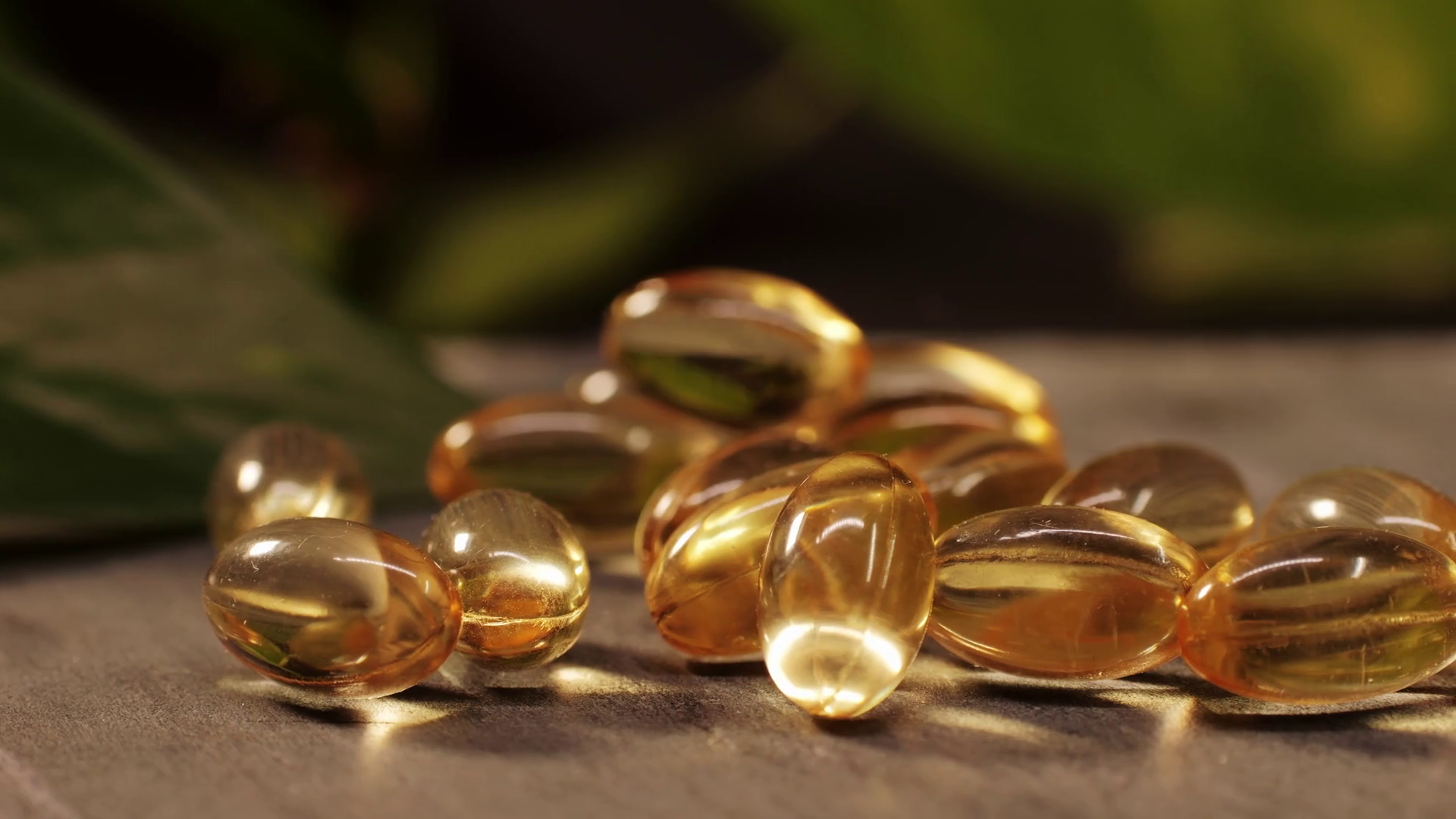 Omega Fish Oil Gel Capsules Close-up Omega Stock Footage SBV-348673271 ...
