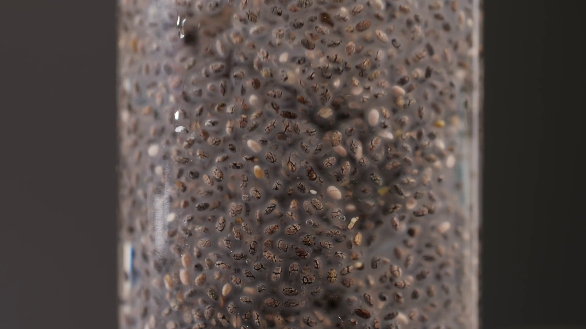 Chia Seeds Blending Rotating In Water Stock Footage SBV-348671981 ...