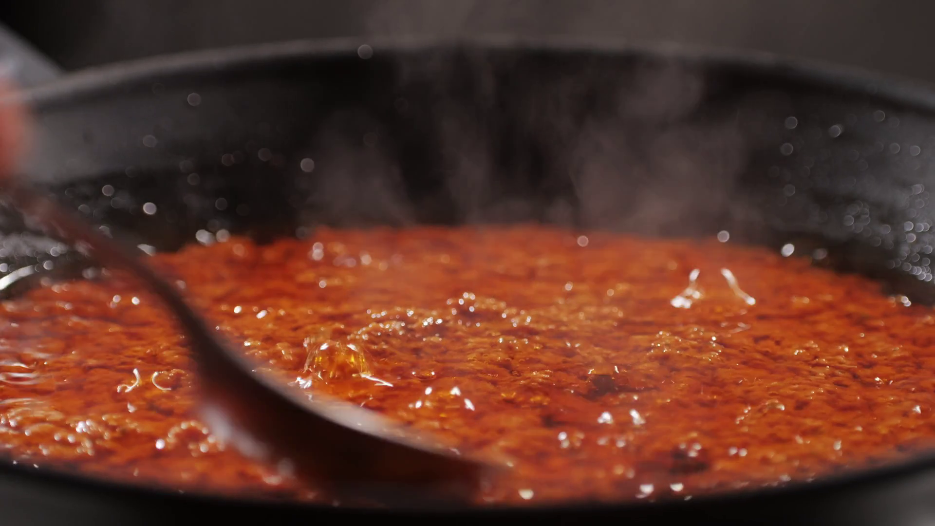 Cooking Tomato Sauce Close-up Homemade Stock Footage SBV-348722789 ...