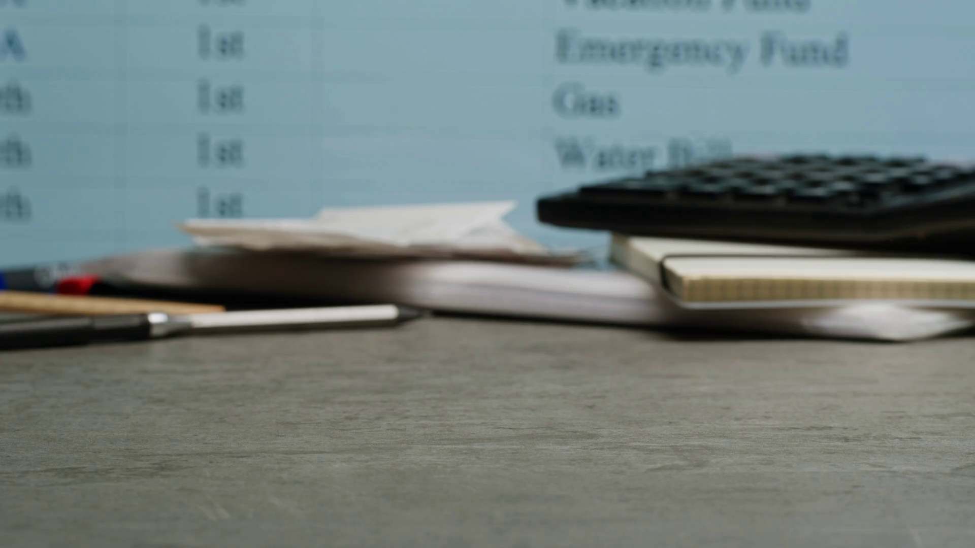 Invoice Blank Close-up Stack Of Different Stock Footage SBV-348775634 ...