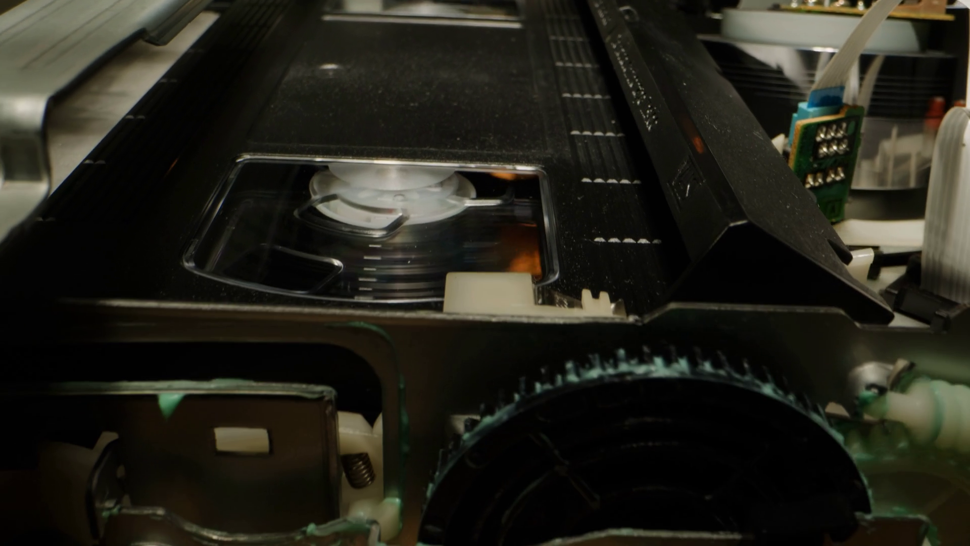 Vhs Player Old Video Recorder Inside Stock Footage SBV-348758502 ...