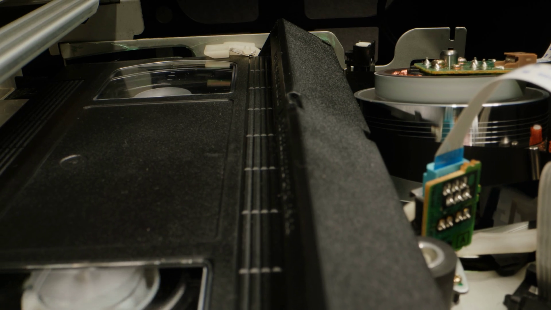 Vhs Player Old Video Recorder Inside Stock Footage SBV-348827140 ...